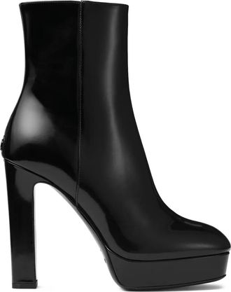Jimmy Choo London Marene Stiefeletten mit Plateau 120mm - Schwarz