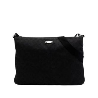 Gucci Sac bandouli&egrave;re en jean Pre-owned - Femme - Pre-owned - Noir - Taille: ONE Size