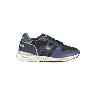 Blauer Homme, Chaussures, Bleu, Taille: 45 EU Baskets Bleues avec Dtails Contrastants