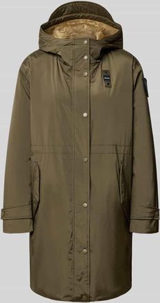 Blauer Parka mit Kapuze Modell PAYNE