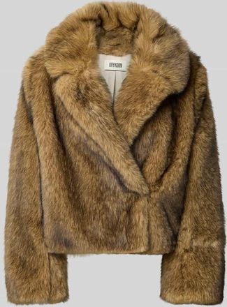 Drykorn Jacke aus Kunstfell mit Reverskragen Modell ADWELL