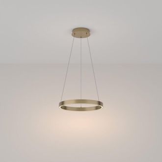 Maytoni Maytoni Rim Plafonnier LED int&eacute;gr&eacute; moderne en laiton, 40cm, 3000K