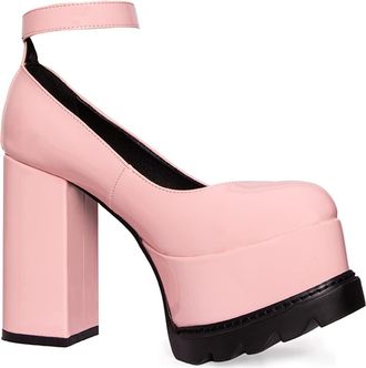 Lamoda Damen Candy Extreme Court Shoe, Pink Patent, 41 EU