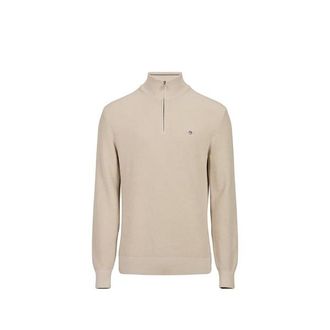 GANT Pull droit &agrave; logo brod&eacute; en coton