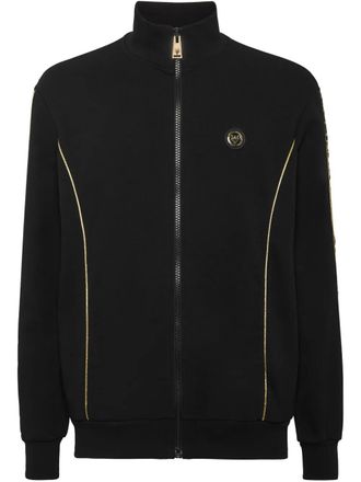 Plein Sport sweat à effet métallisé - Noir