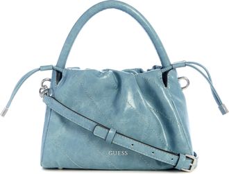 Guess Damen Amys Drawstring Crossbody Umh&auml;ngetasche, Schiefer