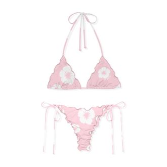 MC2 Saint Barth Sagitami Simple Hibiscus 20 - - Swimwear - Damen - Rosa - L