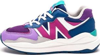 New Balance Logo Multicolor Synthetic Leather Sneaker - Multicolor