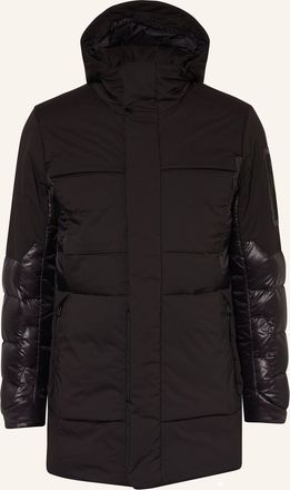 HUGO BOSS Lightweight-Daunenjacke Eams Mit Abnehmbarer Kapuze schwarz