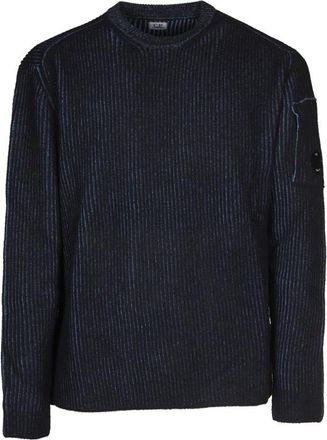 C.P. Company C.p. Company, Homme, Pulls, Bleu, Taille: XL Pull Ras du Cou