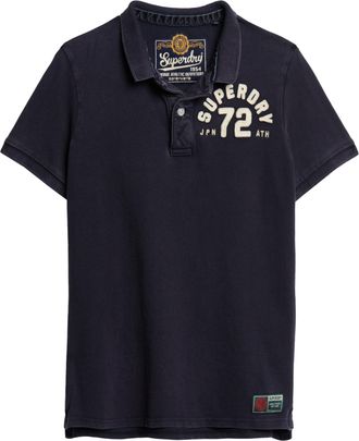 Superdry Herren Vintage Athletic Polohemd Finster Marineblau XXL