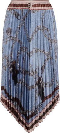 Acne Studios Femme, Jupes, Bleu, Taille: 36 FR Chain Print Skirt