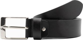 Alviero Martini 1A Classe Rechteckige Schnalle Lederg&uuml;rtel - - Accessories - Herren - Schwarzk - 110 CM