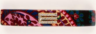 Etro Etro Haarspange Mit Schmucksteinen rot