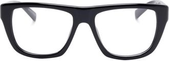 Saint Laurent Eyewear Brille mit eckigem Gestell - Schwarz