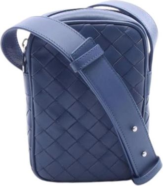 Bottega Veneta unisex, Pre-owned, Bleu, Taille: ONE Size Pre-owned Pochette Shoulder bag