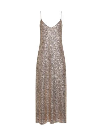 Blanca Vita Alytea Slip Dress - Gold