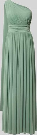 Troyden Collection Maxikleid im One-Shoulder-Look mit Taillenband