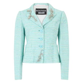 Moschino Damen, Jacken, Blau, XLGr&ouml;&szlig;e