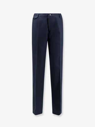 Nugnes Cava cotton and linen trousers - NUGNES 1920 - gender_Man
