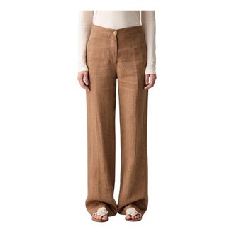 Vicolo Weite Hosen - - Trousers - Damen - Braun - L