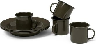 Ferm Living Vaiselle Yard en &eacute;mail - Set de 8 Ferm Living