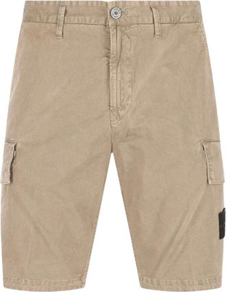 Stone Island Homme, Shorts, Beige, Taille: W34 Slim Cargo Bermuda Shorts