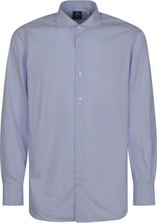 Finamore Homme, Chemises, Bleu, Taille: XL Formal Chemises