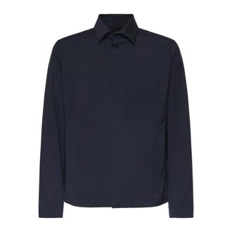 Herno Homme, Chemises, Bleu, Taille: 2XL Veste chemise &agrave; manches longues