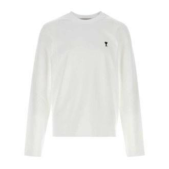 Ami Quota Langarmshirt - - Tops - Herren - Wei&szlig; - 2XL