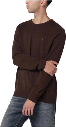 Polo Ralph Lauren Homme, Pulls, Brun, Taille: XL Pull en laine &agrave; col rond