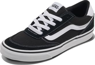 Vans Damen Brooklyn Ls Sneaker, Suede/Canvas Black/White, 42.5 EU