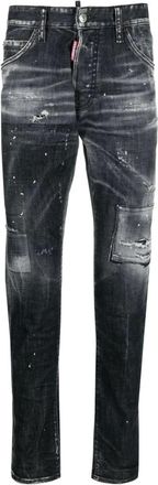 Dsquared2 Homme, Jeans, Noir, Taille: L Jeans en denim de coton stretch