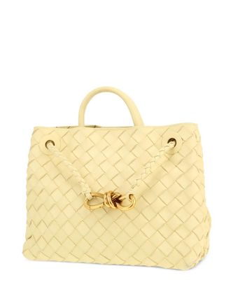 Bottega Veneta 2020 Andiamo Tote Bag mit Intrecciato-Muster - Nude