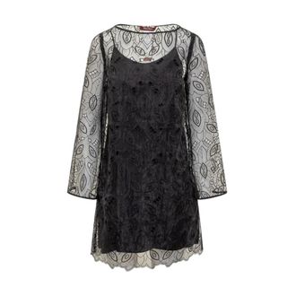 Max Mara Femme, Robes, Noir, Taille: 38 FR Robe &Eacute;l&eacute;gante pour Occasions Sp&eacute;ciales