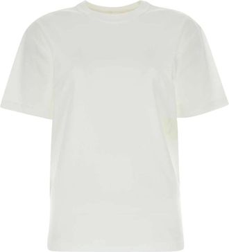 Alexander Wang Femme, Tops, Blanc, Taille: 40 FR T-shirt ras du cou en coton