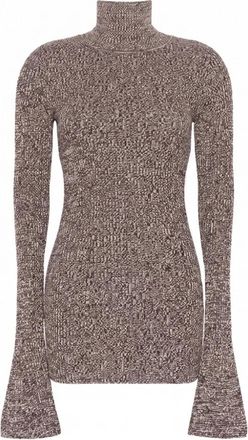 Sportmax Spxbouquet Turtleneck - Femme - Pulls - Brun - Taille: 38 FR