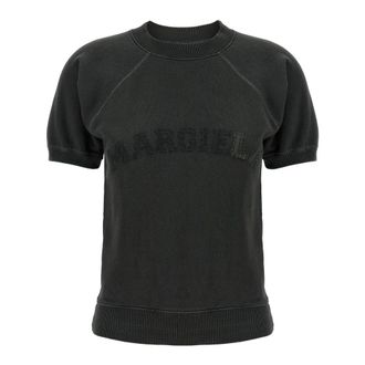 Maison Margiela D&eacute;cortiqu&eacute; Logo Sweatshirt - - Tops - Damen - Grau - XS