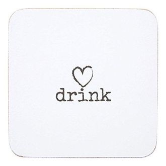 Premier Housewares Charm Set von 4 Untersetzer, Getränk, Kork