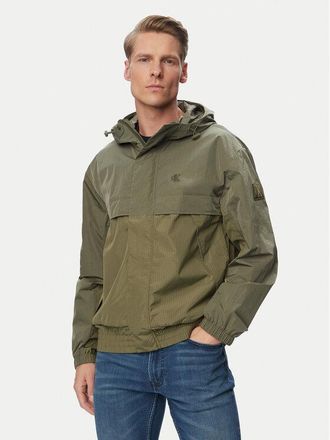 Calvin Klein Jeans Windjacke LV04RG503G Dunkelgr&uuml;n Relaxed Fit