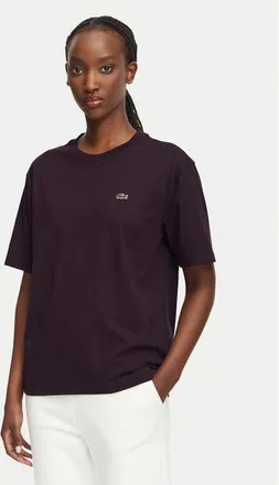 Lacoste T-Shirt TF7215 Dunkelrot Regular Fit