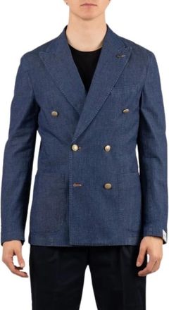 Paoloni Homme, Vestes, Bleu, Taille: 2XL Giacca