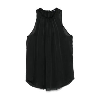 Balmain Seidenbluse - - Tops - Damen - Schwarzk - S