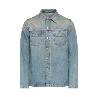 Maison Margiela Denim Trucker Jacket - - Jackets - Herren - Blau - M