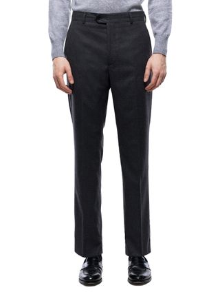 Fursac Pantalon ajust&eacute; en laine certifi&eacute;e - Taille 37 - Homme