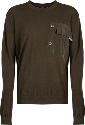 Les Hommes Rundhals-Strickware - - Knitwear - Herren - Gr&uuml;n - XL