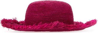 Made for a Woman Femme, Accessoires, Rose, Taille: ONE Size Chapeau de paille Chapeau 9