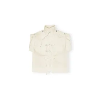 Ganni Femme, Blouses et Chemises, Blanc, Taille: 40 FR Blouse