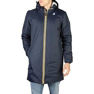 K-Way Le Vrai 3.0 Eiffel Orsetto Manteau imperméable, Bleu (Blue Depht K89), Medium Homme