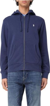 Polo Ralph Lauren Homme, Sweatshirts et sweats &agrave; capuche, Bleu, Taille: XL Sweat &agrave; capuche avec fermeture &eacute;clair
